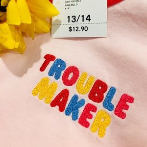 Shirts & Tops | Trouble Maker Tee | Poshmark